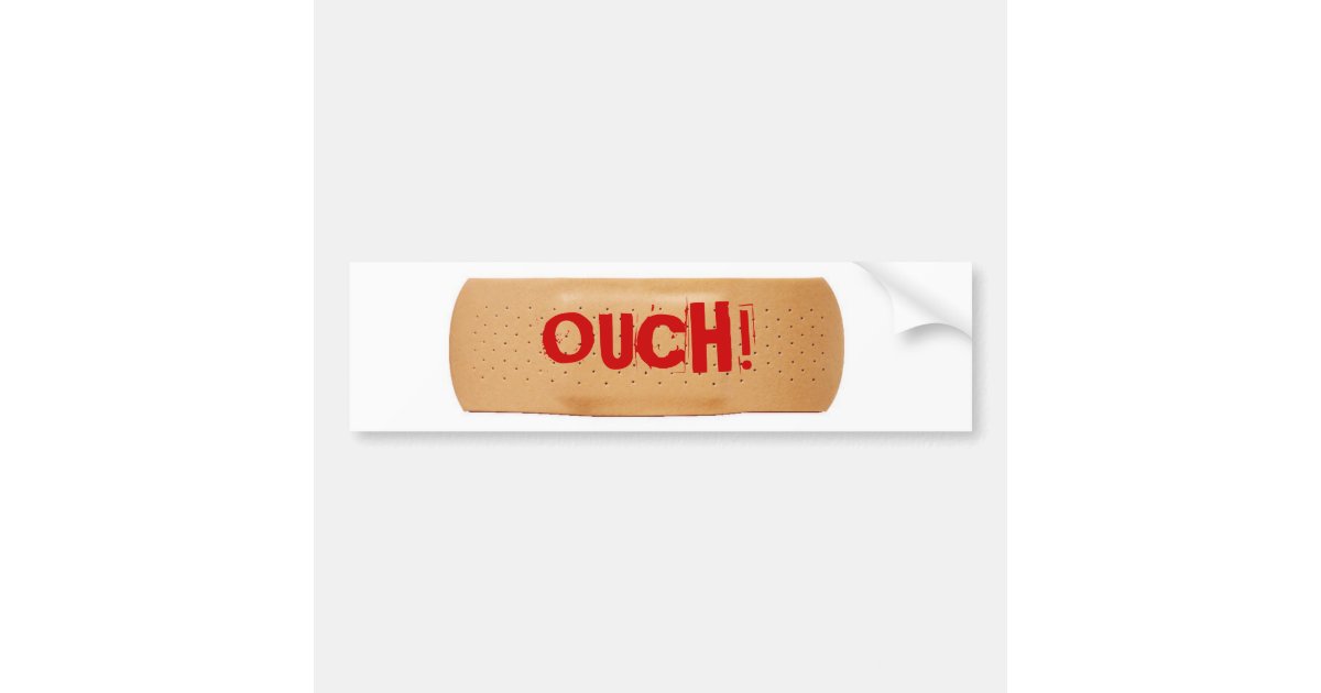 Band Aid Bumper Sticker | Zazzle
