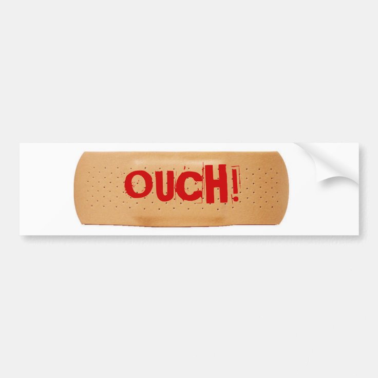 Band Aid Bumper Sticker | Zazzle
