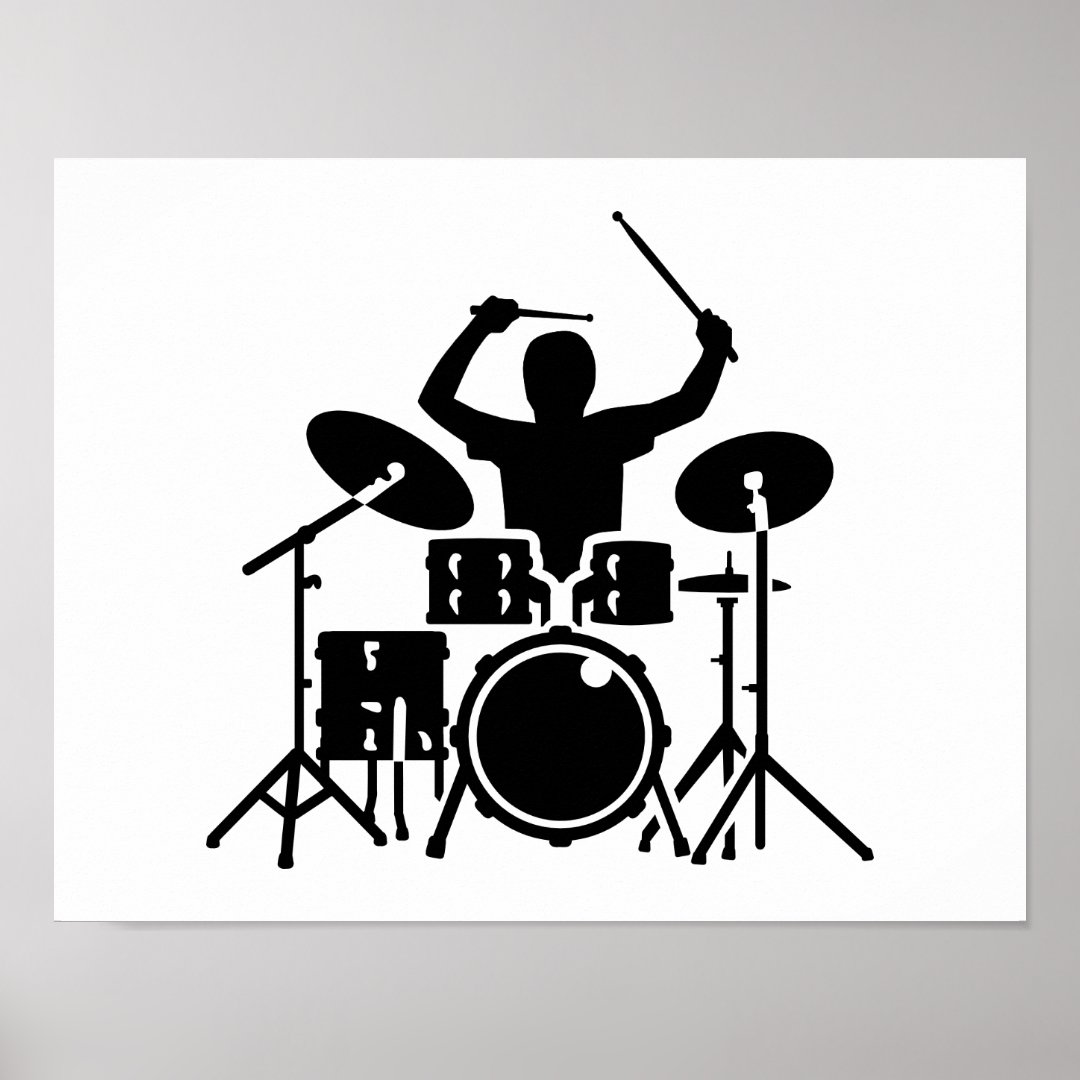 Band drummer drums poster | Zazzle