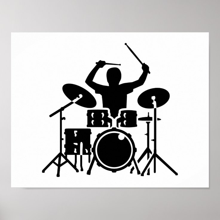 Band drummer drums poster | Zazzle