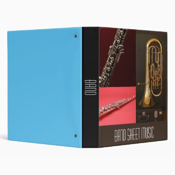 Band Sheet Music school band student folder | Zazzle