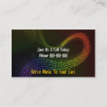 Band Singer Business Card | Zazzle