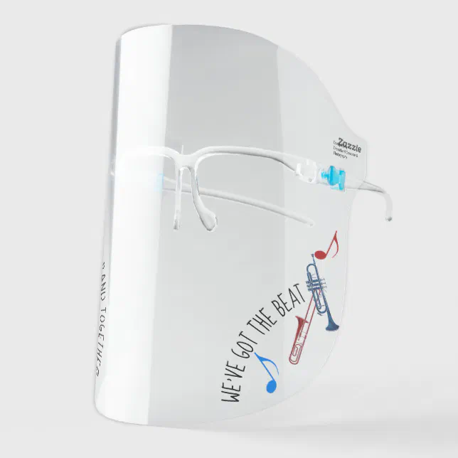 Band Together We’ve Got The Beat Face Mask | Zazzle