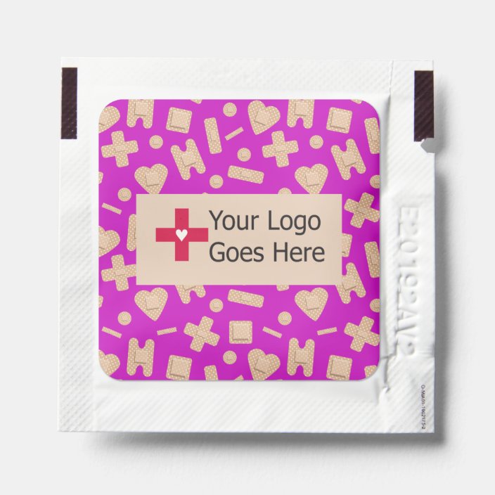 Bandage Assortment Custom Logo Hand Sanitizer Packet | Zazzle.com