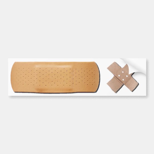 Bandage Bumpersticker Bumper Sticker | Zazzle.com