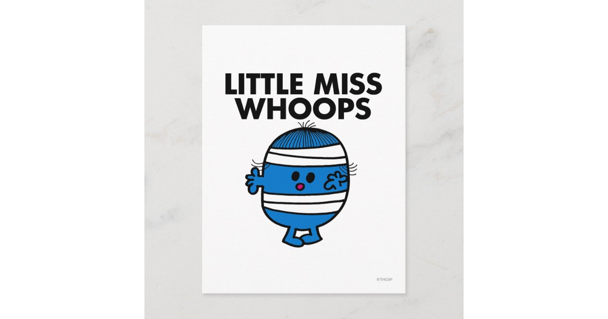 Bandaged Little Miss Whoops Postcard | Zazzle.com