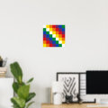 Bandera de la Wiphala Andes Qulla Suyu Flag Poster | Zazzle
