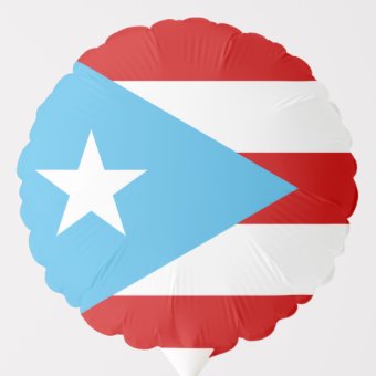 Bandera de Puerto Rico Balloon | Zazzle