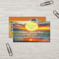 Banderas Bay Sunset 1738 QR Code Business Card | Zazzle