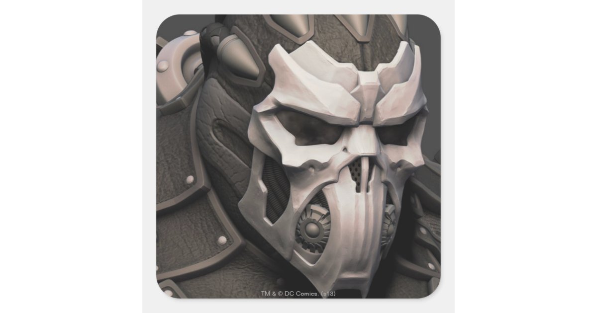 Bane Alternate - Head Square Sticker | Zazzle