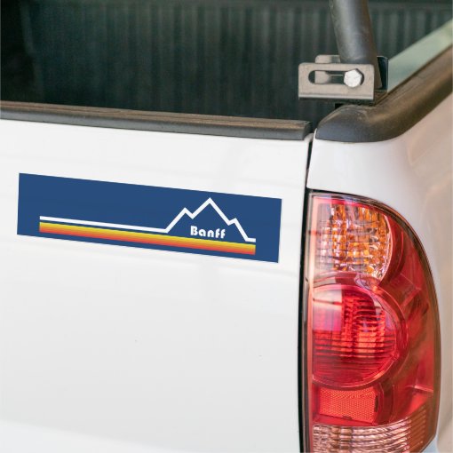 Banff, Alberta Bumper Sticker | Zazzle