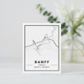 Banff Alberta Canada Travel City Map Postcard | Zazzle