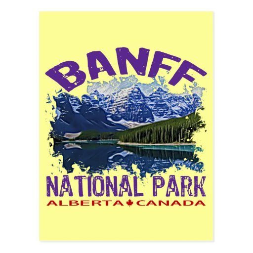 Banff National Park, Alberta Canada Postcard | Zazzle