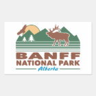 Banff National Park, Alberta, Canada Classic Round Sticker | Zazzle.com