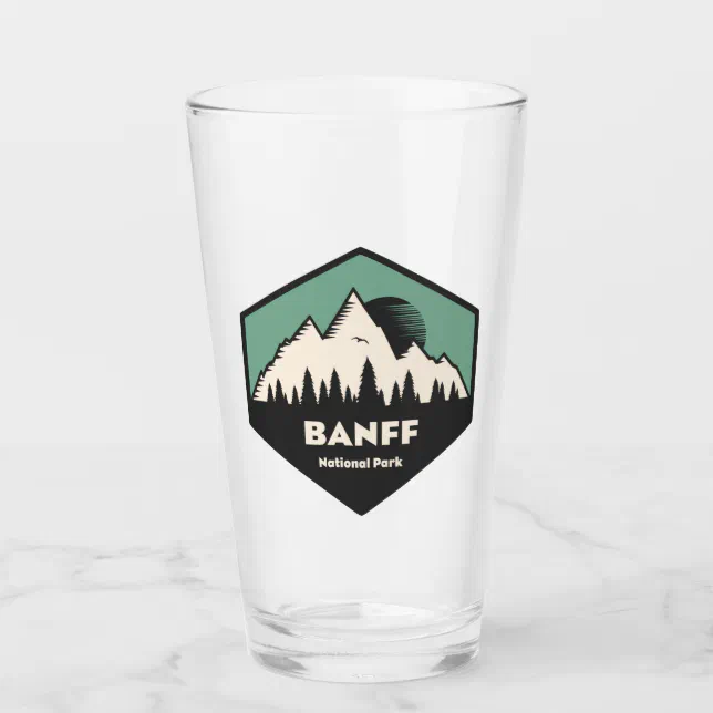 Banff National Park Glass | Zazzle