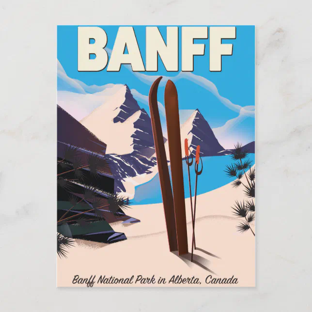 Banff National Park in Alberta, Canada. Postcard | Zazzle