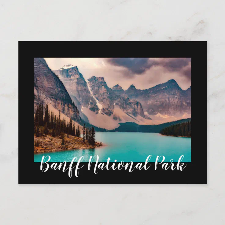 Banff National Park Lake Postcard | Zazzle
