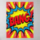 BANG! Pop Art Comic Style Poster | Zazzle
