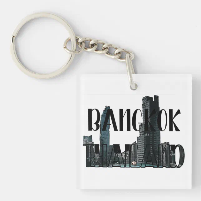 Bangkok Thailand - City, Travel, Thai Keychain | Zazzle