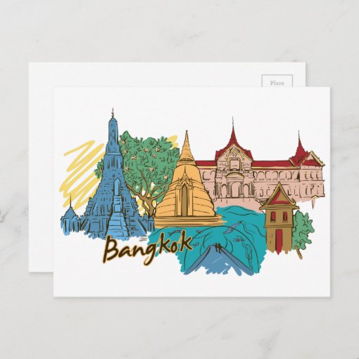 Bangkok Thailand Postcard | Zazzle