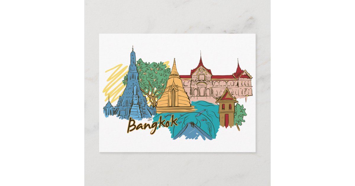 Bangkok Thailand Postcard | Zazzle