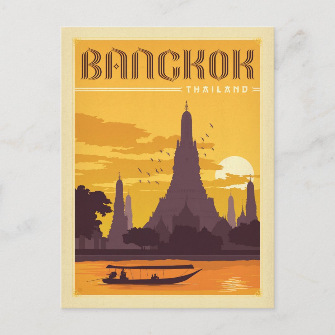 Bangkok, Thailand Postcard | Zazzle