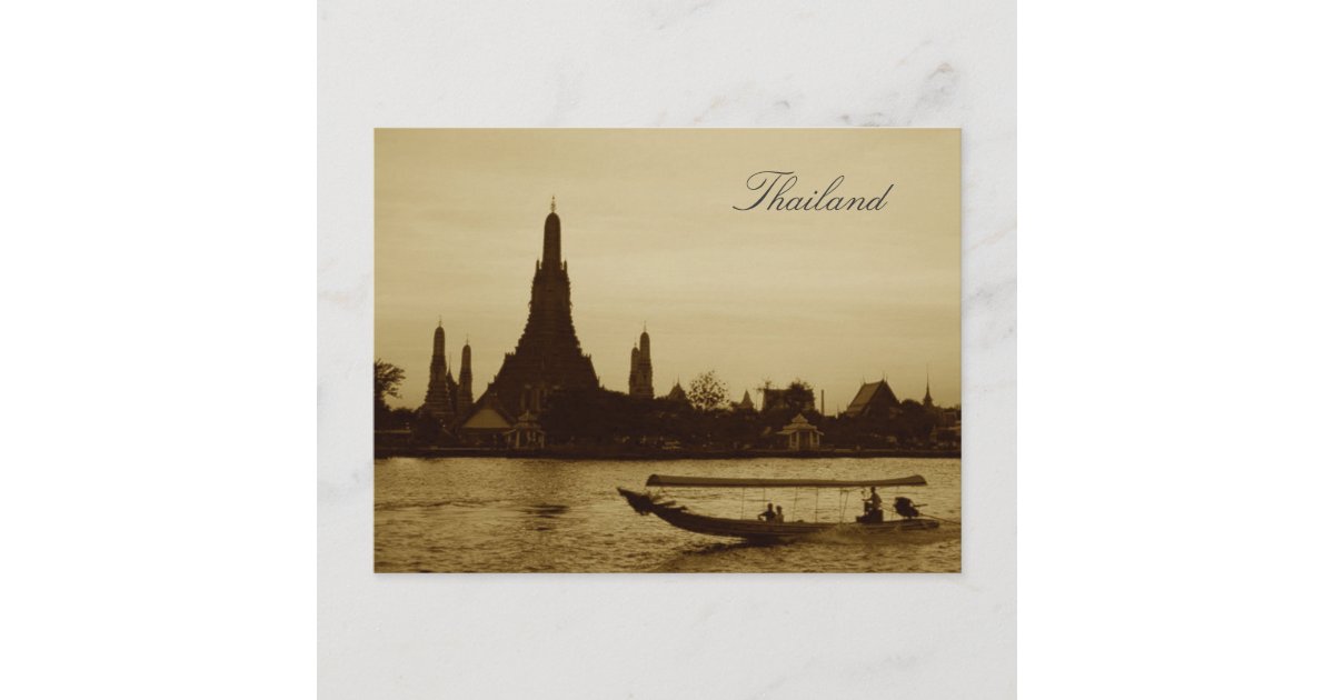 Bangkok, Thailand Postcard | Zazzle