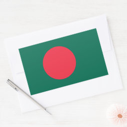 Bangladesh Flag Sticker | Zazzle