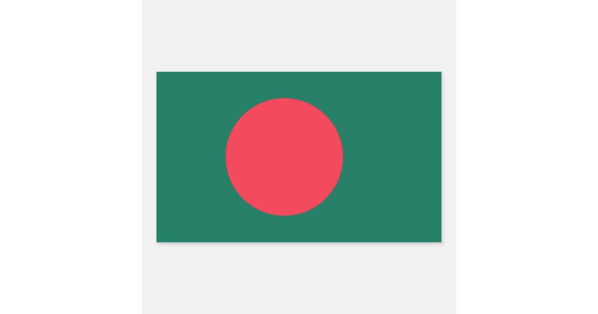 Bangladesh Flag Sticker | Zazzle