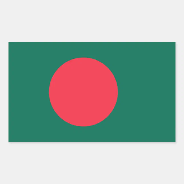 Bangladesh Flag Sticker | Zazzle