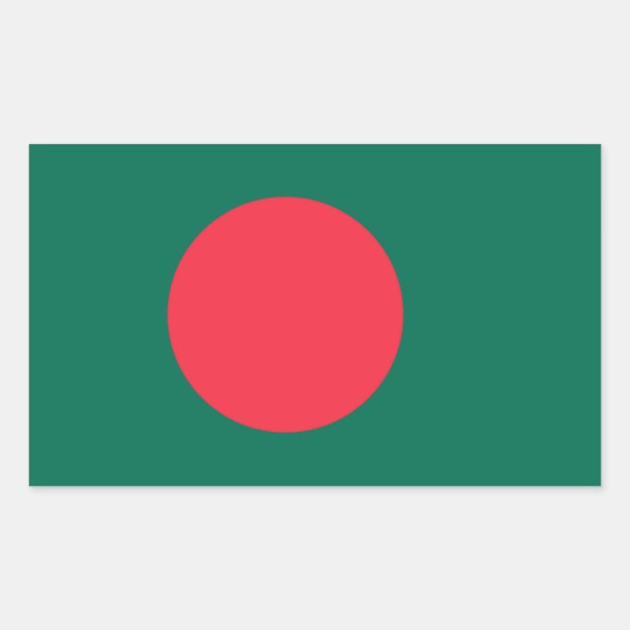 Bangladesh Flag Sticker | Zazzle