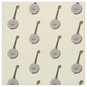 Banjo Fabric | Zazzle