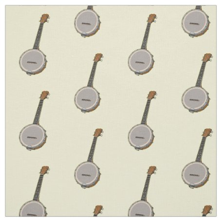 Banjo Fabric | Zazzle
