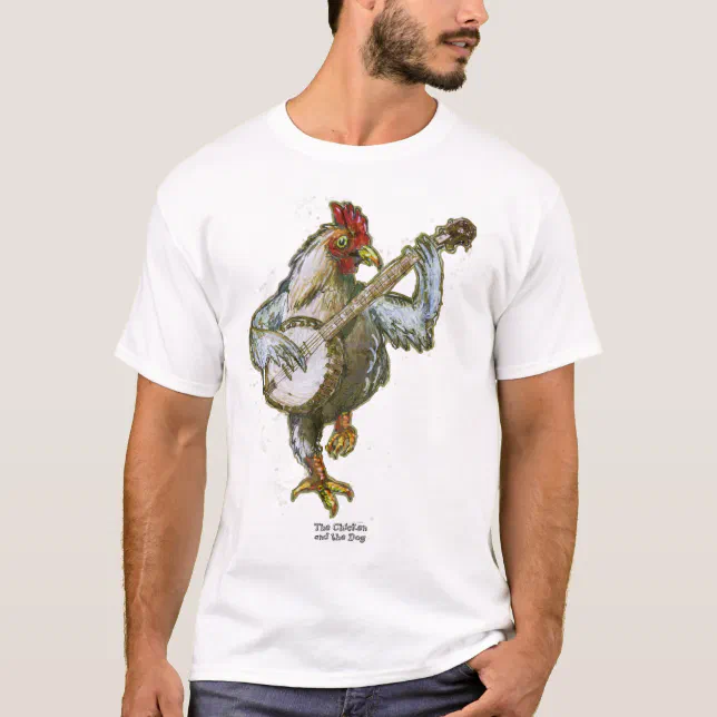 Banjo Chicken T-Shirt | Zazzle