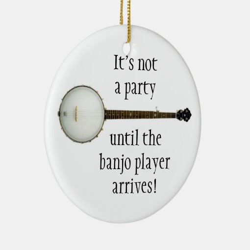 BANJO Christmas ornament | Zazzle