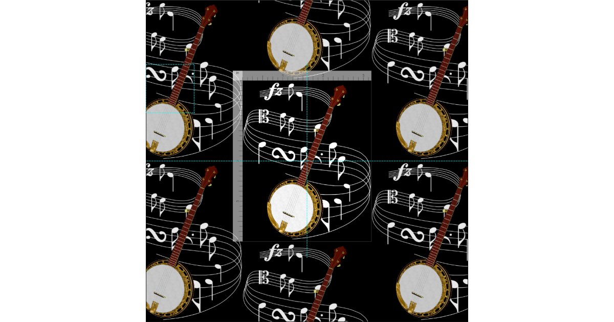 Banjo - Dark Fabric | Zazzle
