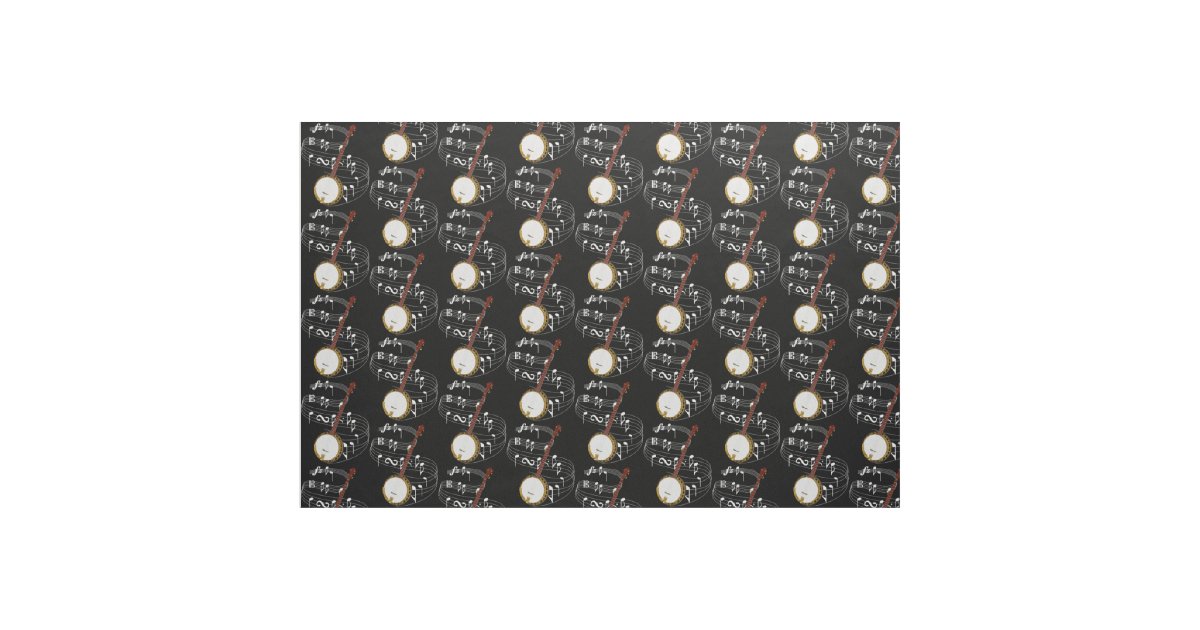 Banjo - Dark Fabric | Zazzle