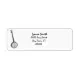 Banjo "Drawing" Label | Zazzle