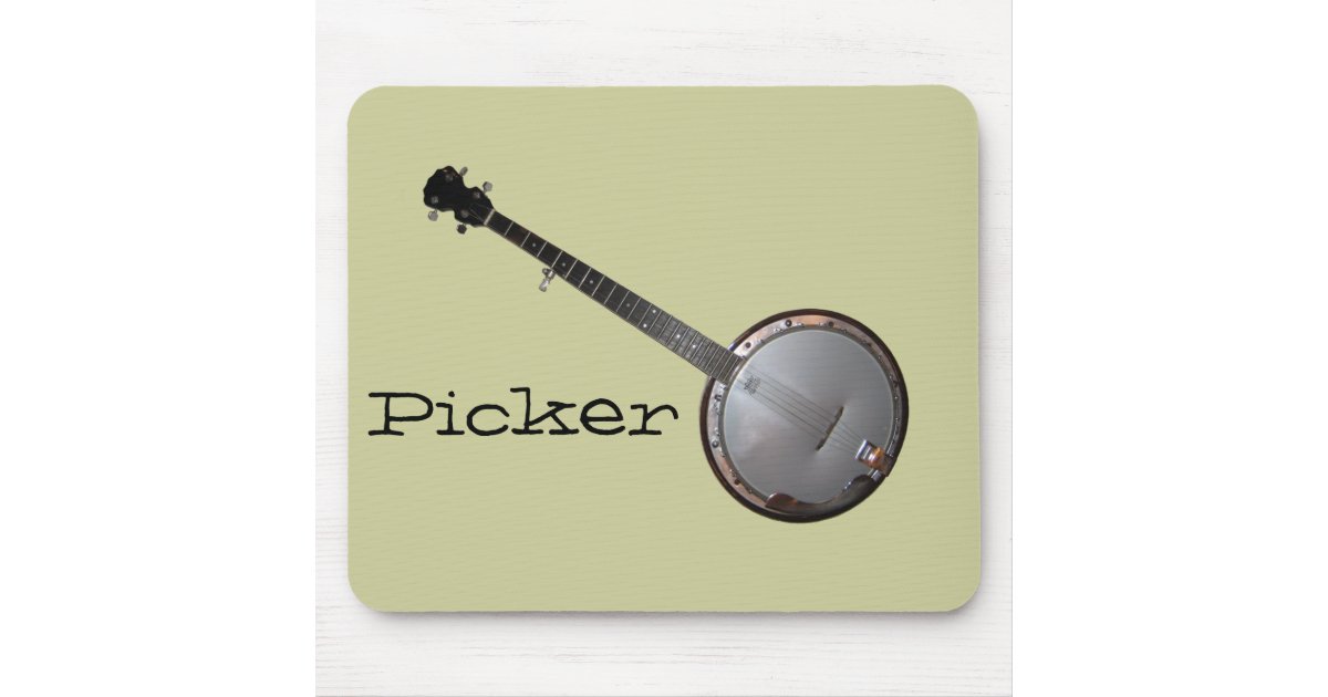 Banjo Picker Mouse Pad | Zazzle