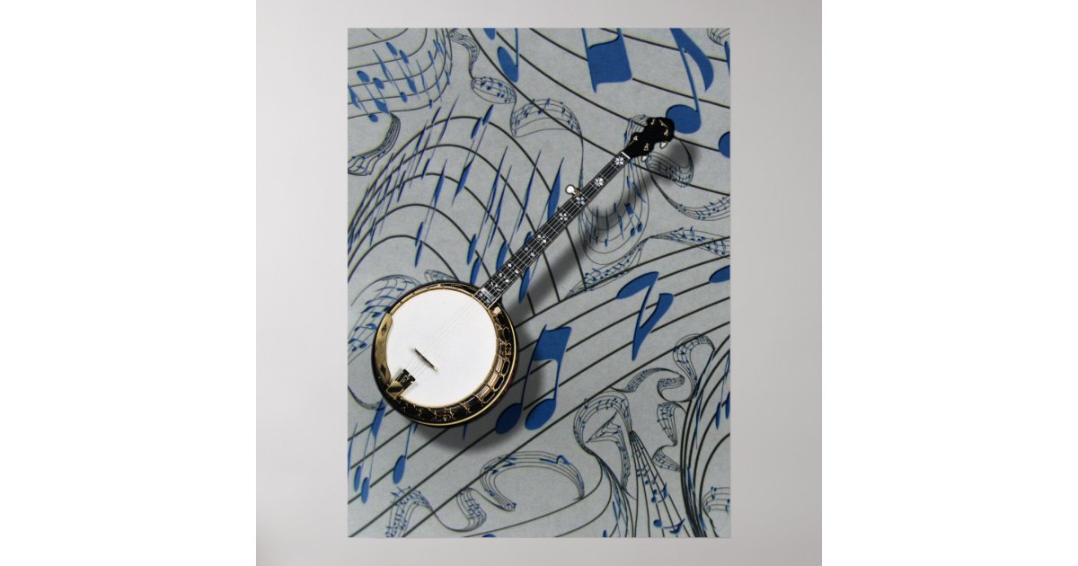 BANJO-POSTER POSTER | Zazzle