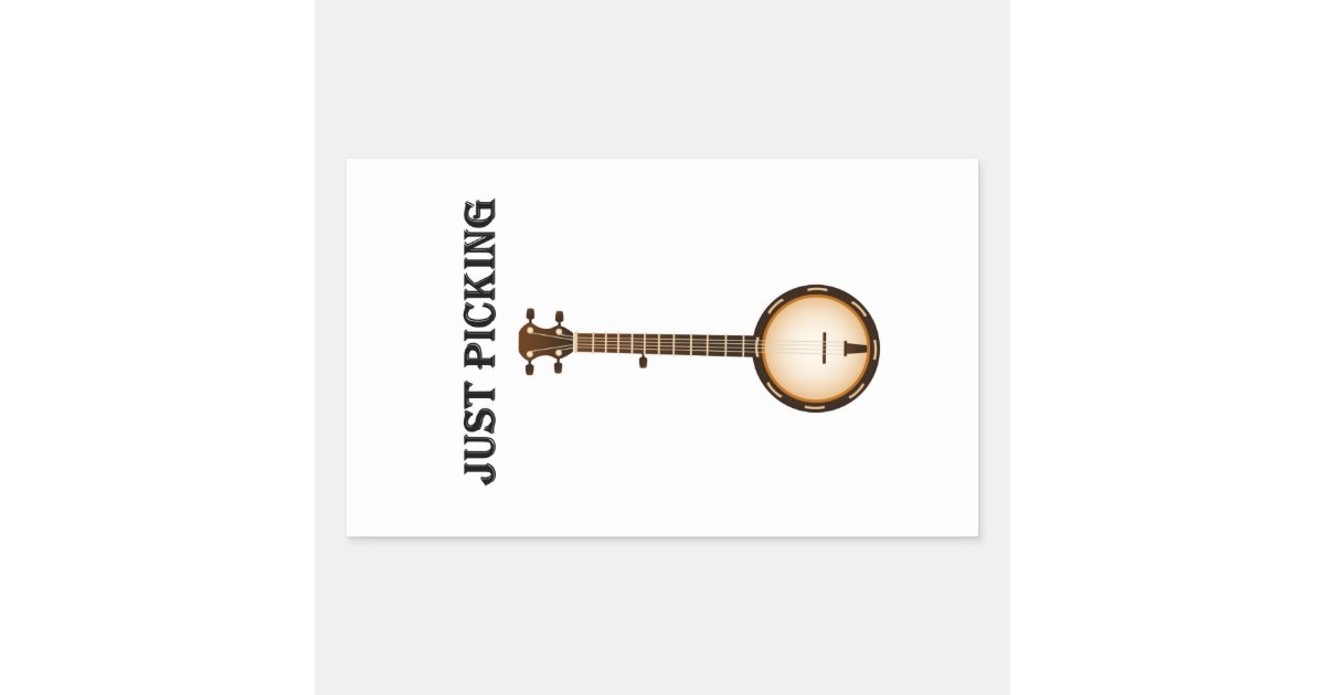 Banjo sticker | Zazzle