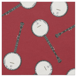 Banjo Fabric | Zazzle
