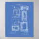 Bank Safe 1894 Patent Art Blueprint Poster | Zazzle