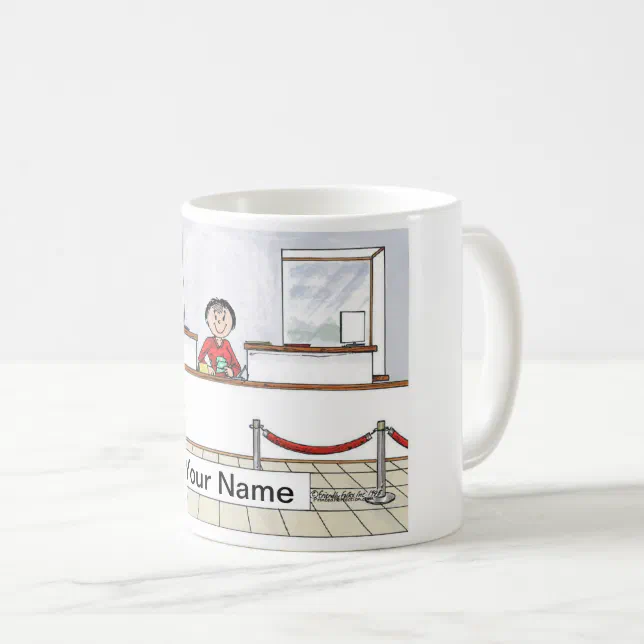 Bank Teller, Female Coffee Mug | Zazzle