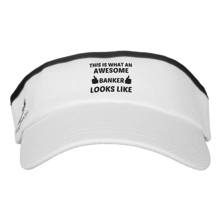 BANKER AWESOME VISOR | Zazzle.com
