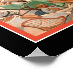 'Banks of the river Loire" 1920's Gerda Wegener Poster | Zazzle