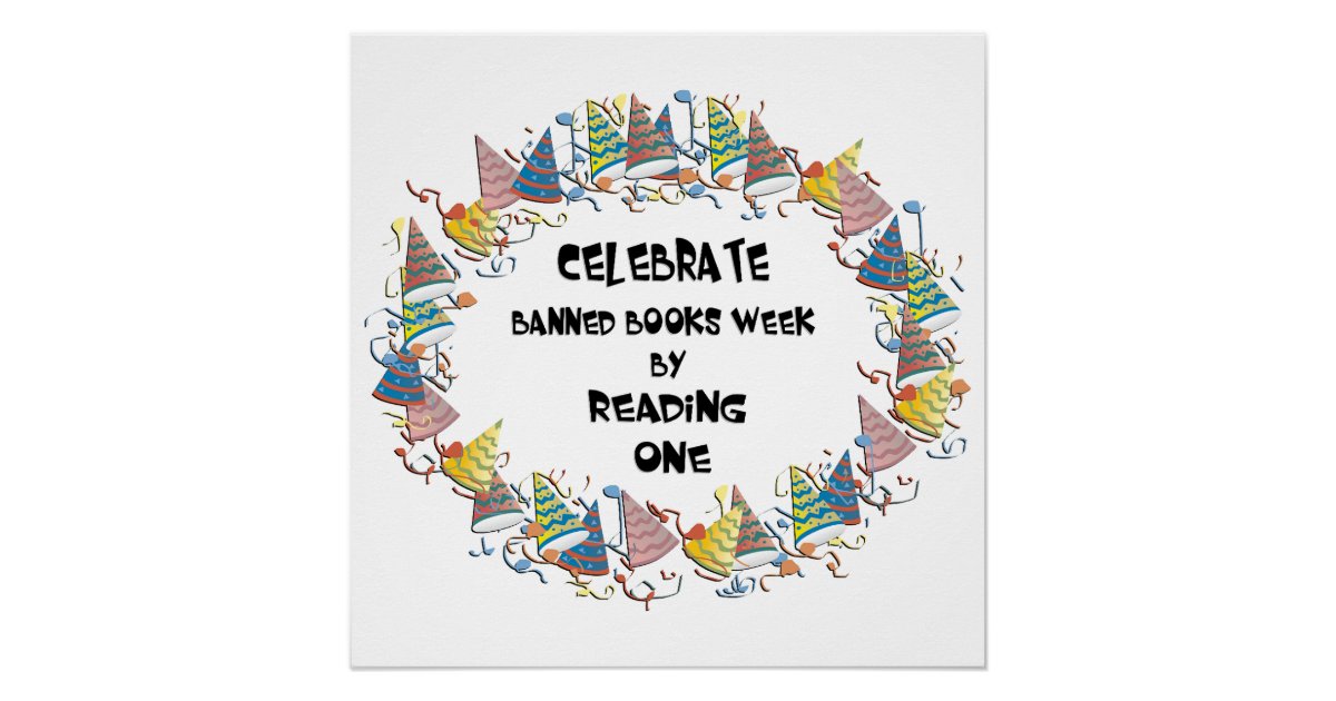 Banned Books Week Party Poster | Zazzle