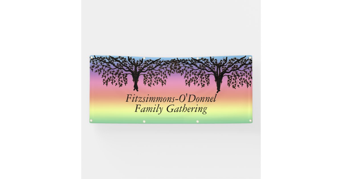 Banner - Family Gathering | Zazzle