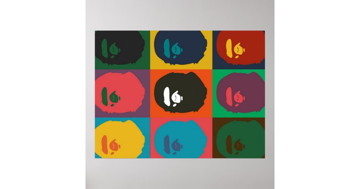 bape monkey hypebeast poster | Zazzle