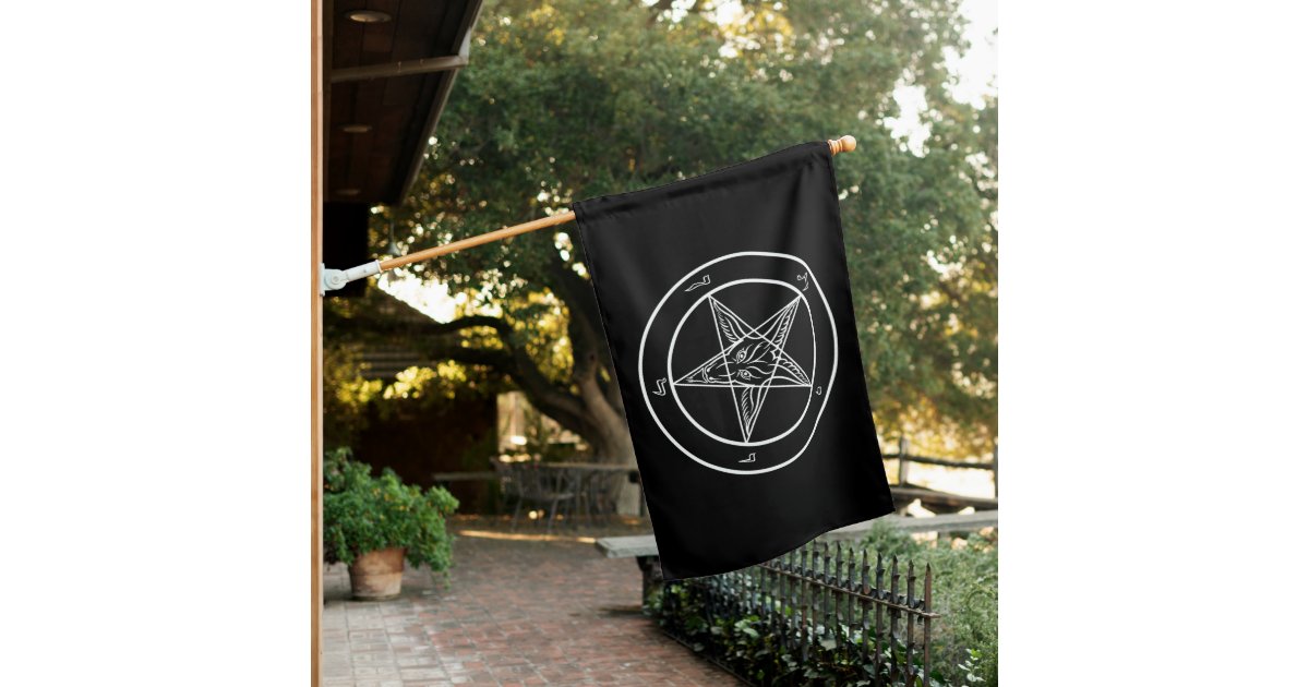 Baphomet House Flag | Zazzle